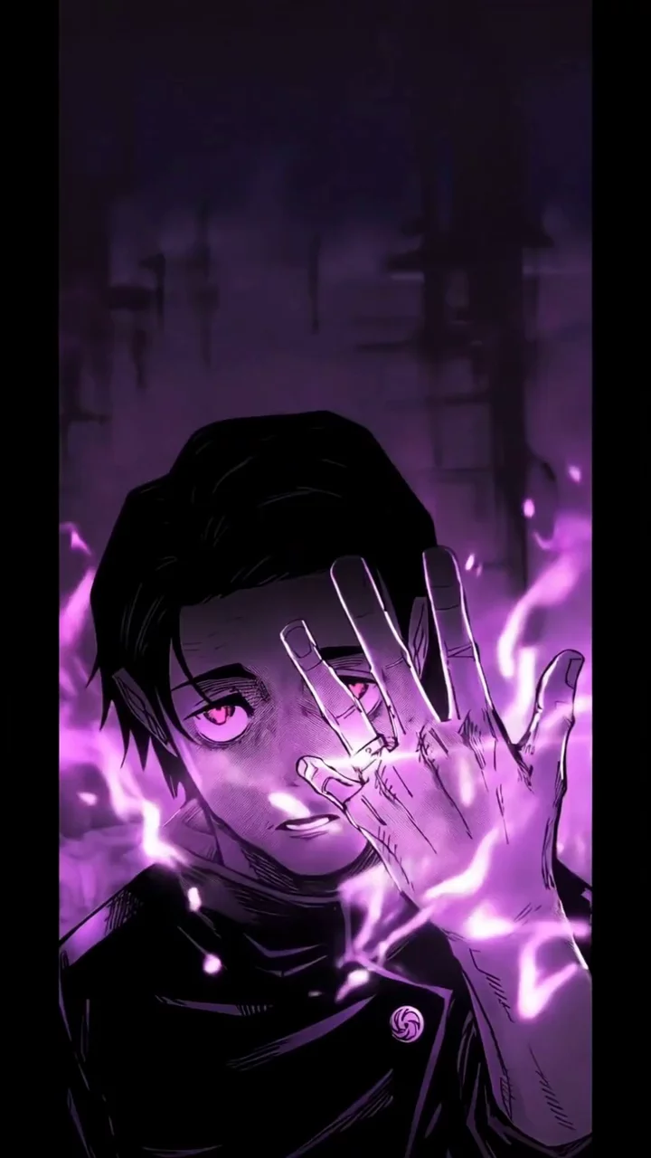 Epic Manga Animation Sorcerer Transformation Dark Uniform Glowing ...